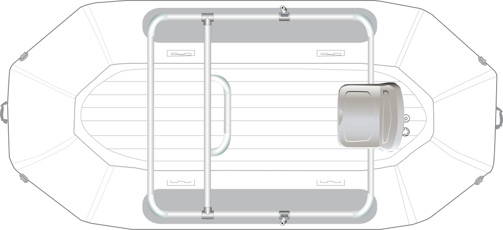 RMR 2-Bay Frame with Low-Back Seat for Storm – Rocky Mountain Rafts